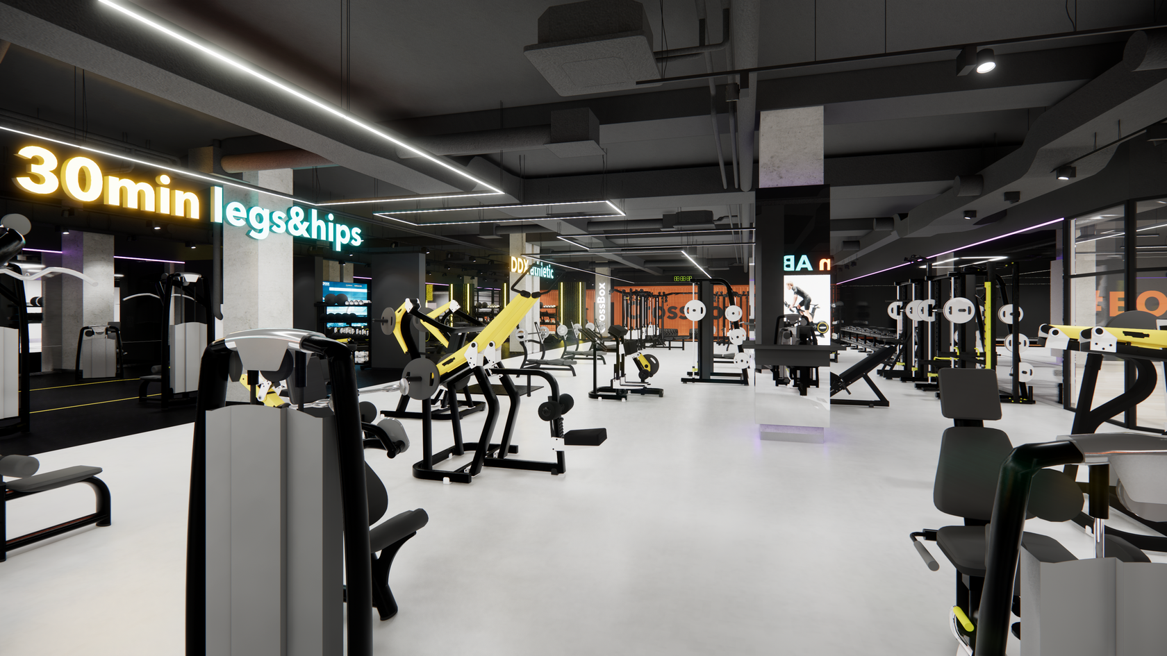 Фитнес-клуб DDX Омск Фестиваль — абонементы от 1700 руб! Тренажерный зал, групповые занятия ...